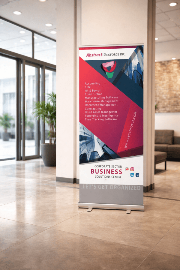Deluxe Retractable Pull Up Banners - Just Direct Print